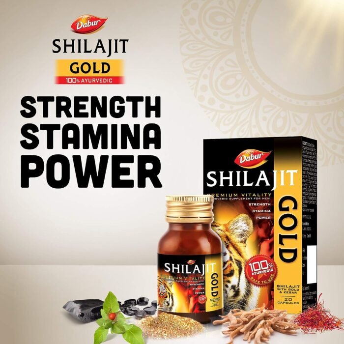 Dabur Shilajit Gold Capsule | For Immunity, Strength, Stamina and Power ...