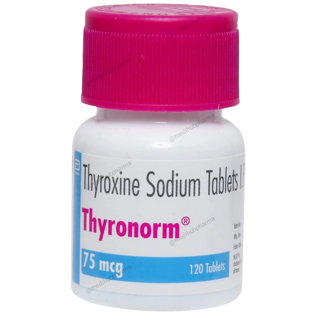 Thyronorm 75mcg Tablet (120 Tab Pack) - Medihub Pharma